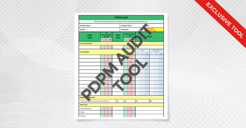 PDPM Audit Tool | My MDS Expert