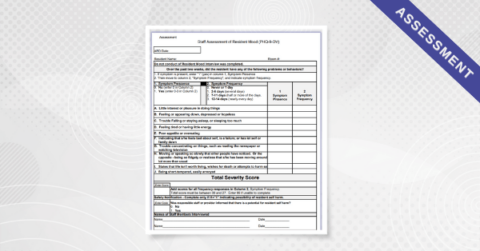 Staff Assessment of Resident Mood (PHQ-9-OV) | My MDS Expert